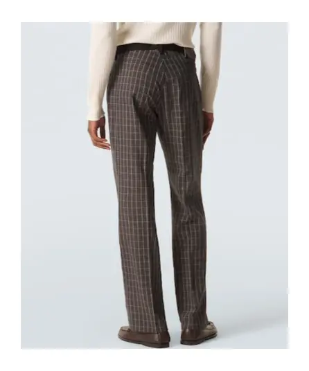 WALES BONNER Country Checked Linen-blend Straight Pants