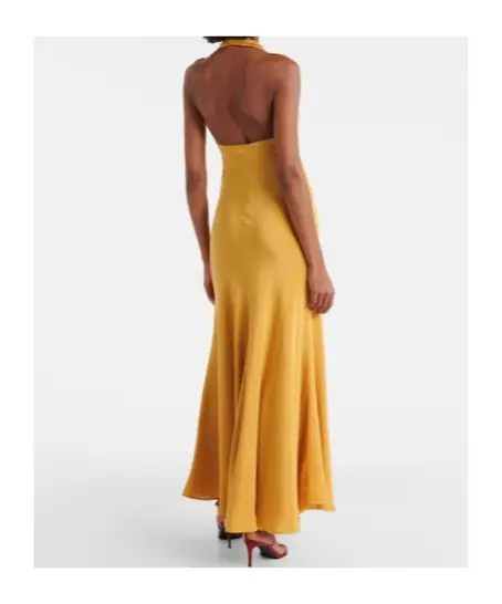 RODARTE Floral Appliqué Halterneck Gown