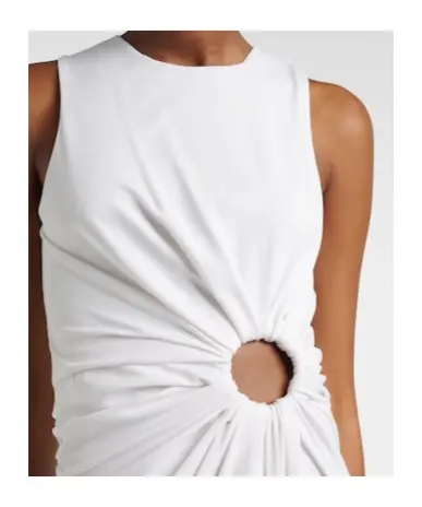 Sportmax Saletta Crêpe Jersey Maxi Dress With Cutout Detail