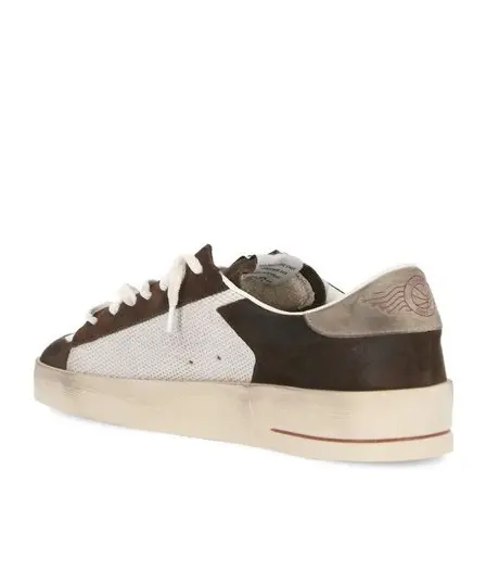GOLDEN GOOSE Stardan Low-top Sneakers With Contrasting Details - Brown