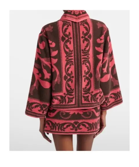 Valentino Garavani Cotton Terry Jacquard Jacket