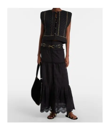 Isabel Marant Étoile Paoline Lace-trimmed Maxi Skirt
