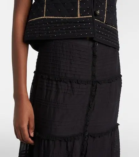 Isabel Marant Étoile Paoline Lace-trimmed Maxi Skirt