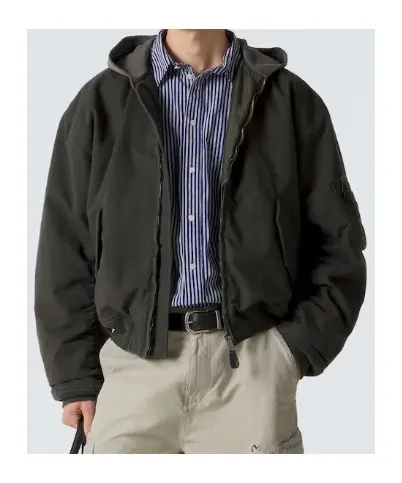 Balenciaga Long-sleeved Hooded Jacket