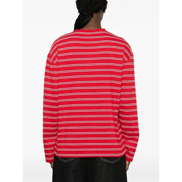 SPORTY  RICH Sporty & Rich Striped T-shirt