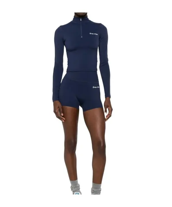 SPORTY  RICH Zipper Top