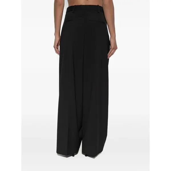 BY MALENE BIRGER Wide-leg Trousers With Pleated Detailing