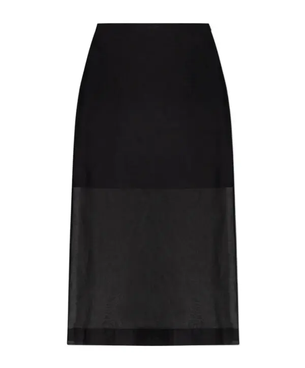 BY MALENE BIRGER Sheer Patchwork Midi Skirt - No