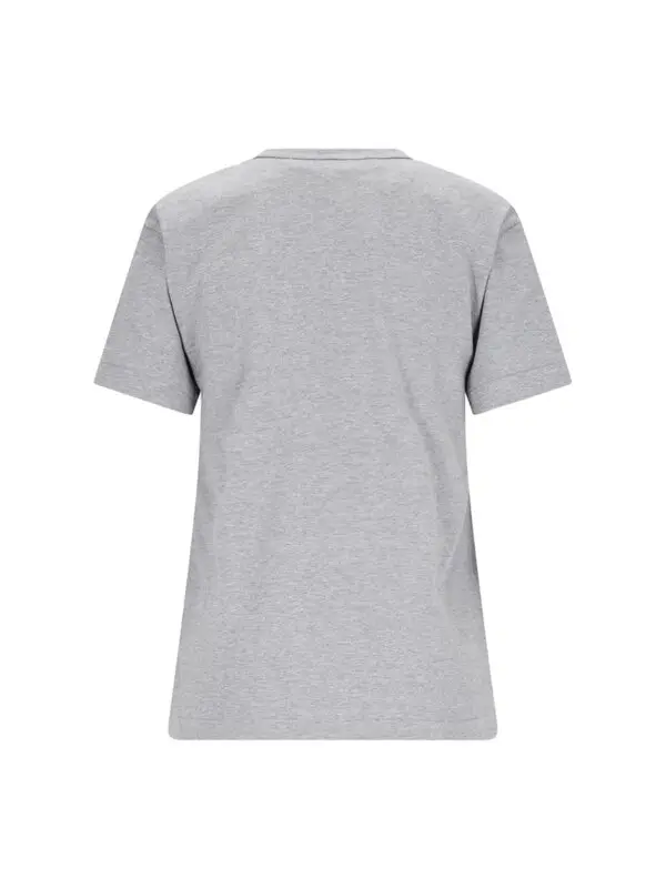 Play Comme Des Garcon Heart Patch Crewneck T-shirt