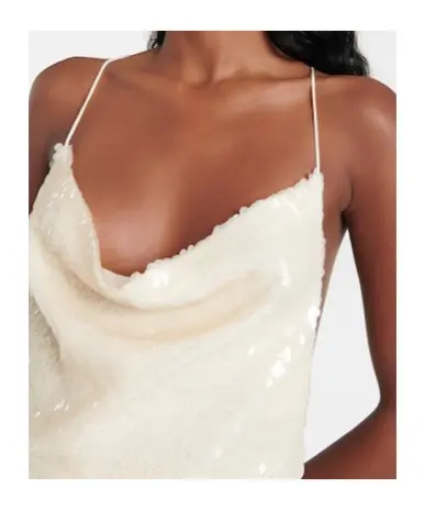 Magda Butrym Sequined Open-back Gown