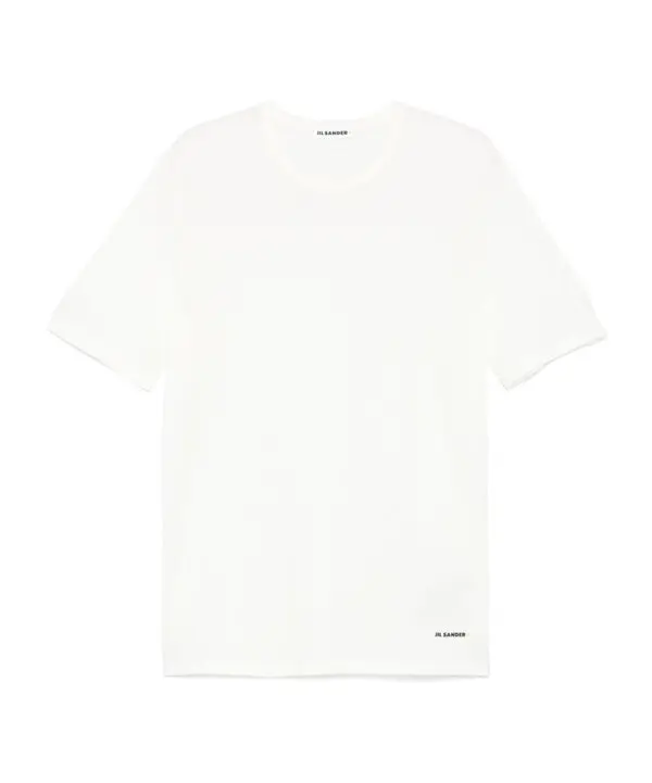 JIL SANDER Crewneck Crepe T-shirt - White