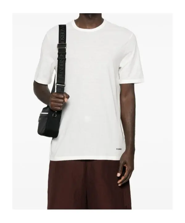JIL SANDER Crewneck Crepe T-shirt