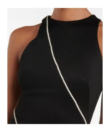 Galvan Crystal Embellished Jersey Gown