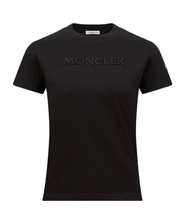Moncler Embroidered Logo Crewneck T-shirt