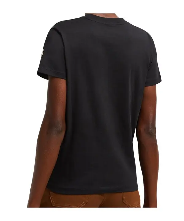 Moncler Embroidered Logo Crewneck T-shirt
