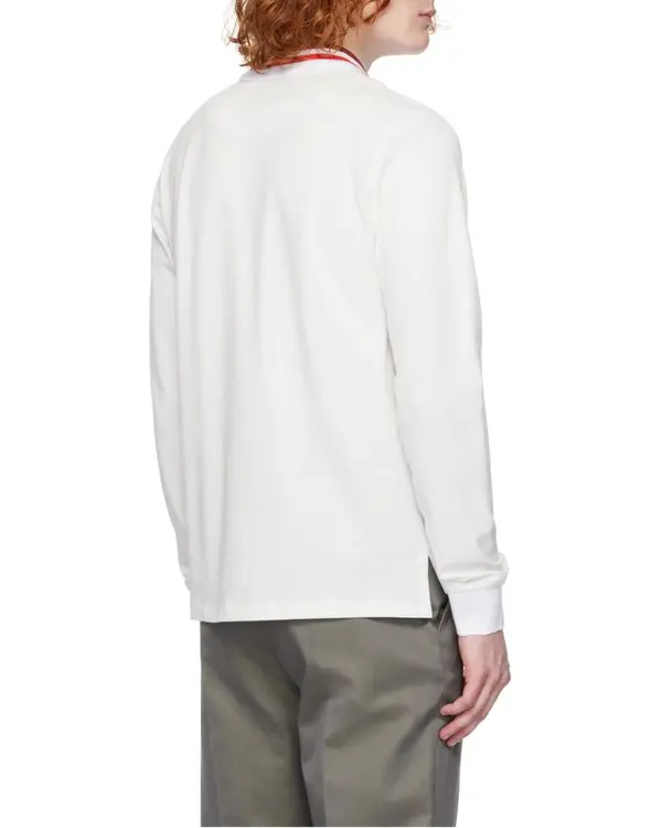 VIVIENNE WESTWOOD Logo Embroidered Polo Shirt - White
