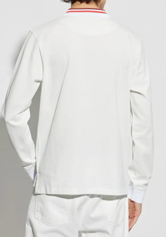 VIVIENNE WESTWOOD Logo Embroidered Polo Shirt - White