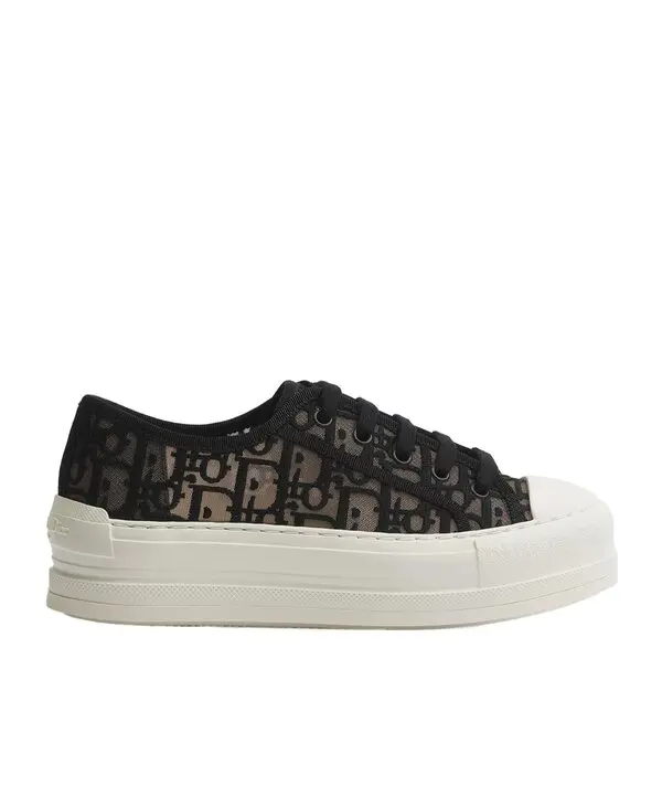 Dior Lace-up Low-top Sneakers - Black