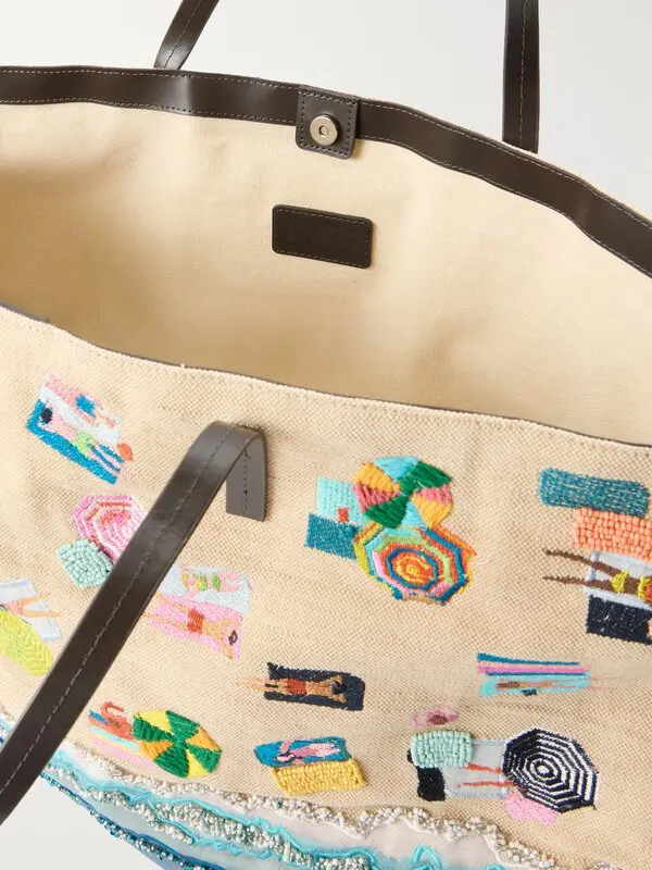 Staud Christos Extra Large Canvas Tote
