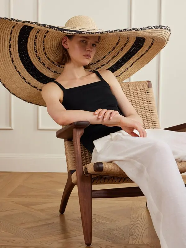 GIGI BURRIS MILLINERY Ora Straw Sunhat - Neutrals