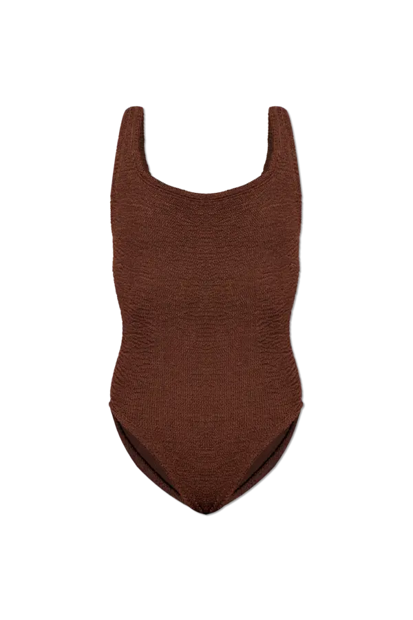 Hunza G Square Neck One-piece Swimsuit