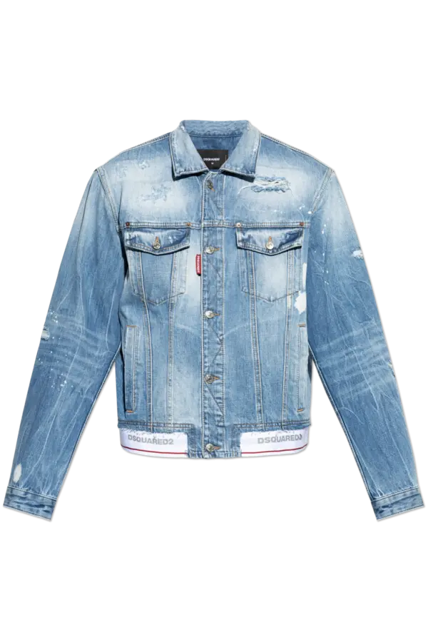 Dsquared2 Denim Jacket With 'vintage' Effect