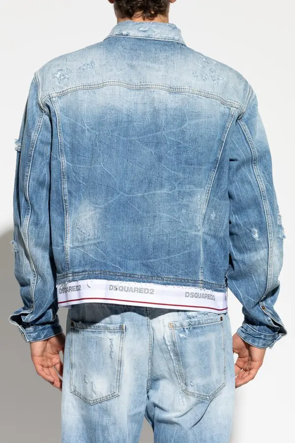 Dsquared2 Denim Jacket With 'vintage' Effect