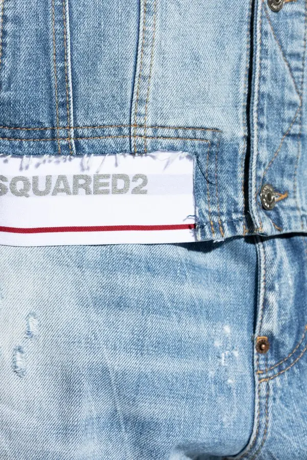 Dsquared2 Denim Jacket With 'vintage' Effect