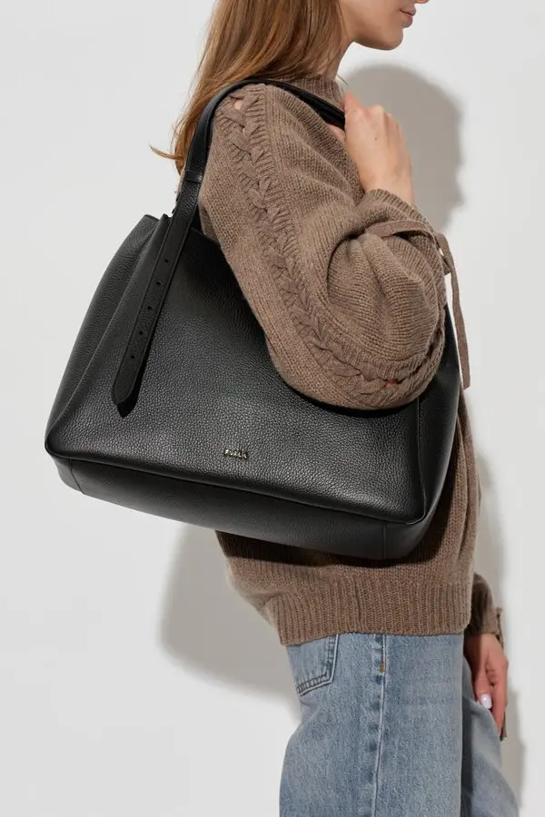 Furla Nuvola Leather Shoulder Bag