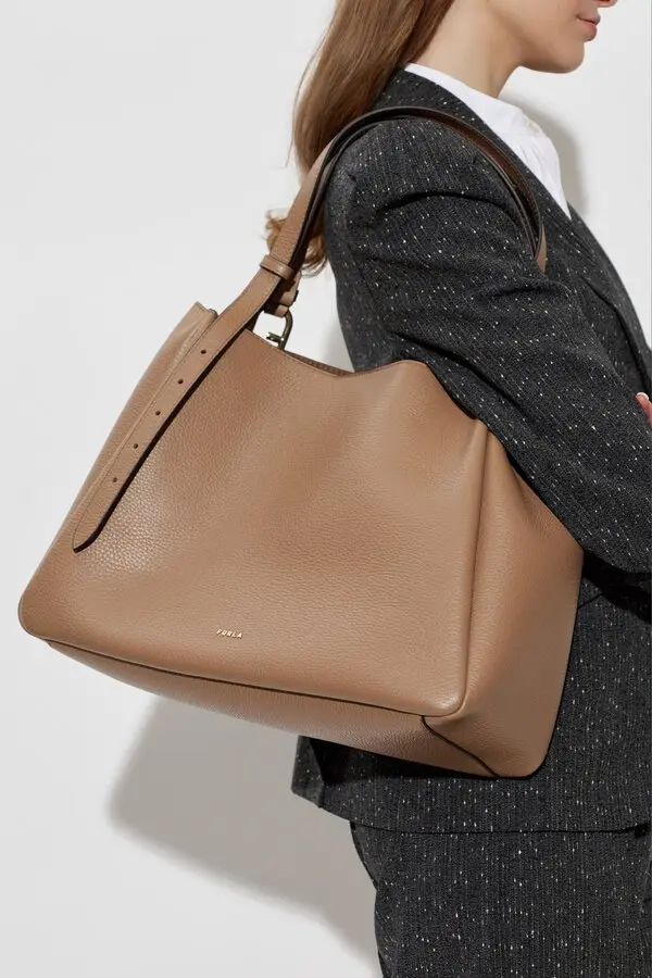 Furla Nuvola Leather Handheld And Shoulder Bag