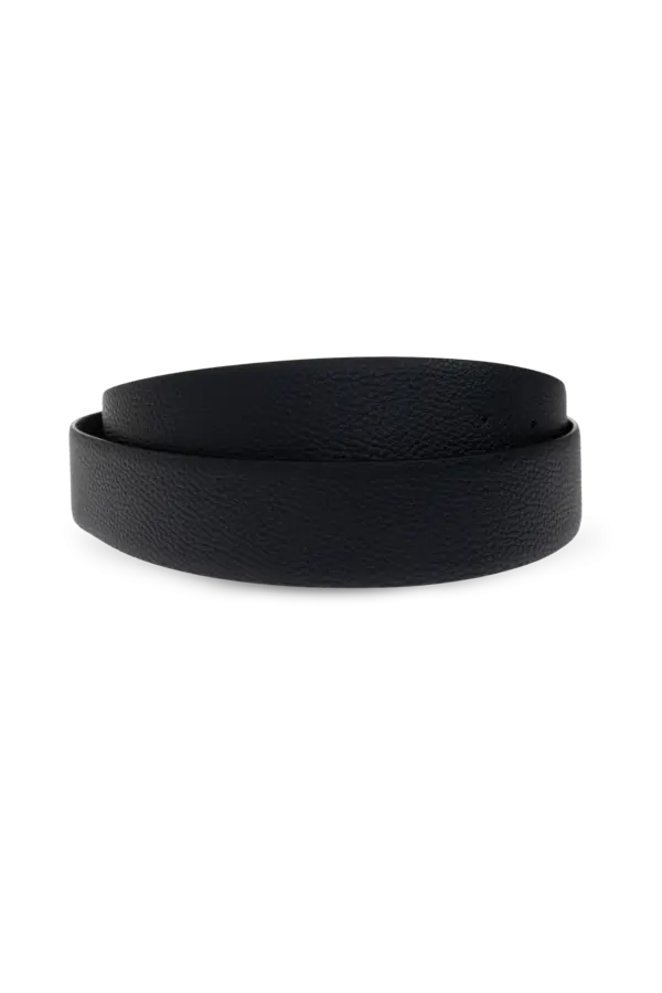 TOM FORD Double-sided Leather Belt With Metallic Buckle