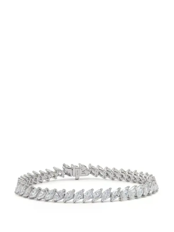 JEWELS AFICIONADO Eloise Diamond Tennis Bracelet - Silver