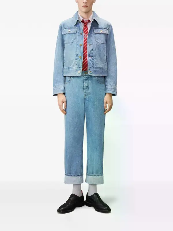 Thom Browne Selvedge Turn-up Denim Jeans