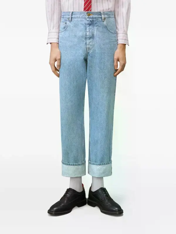 Thom Browne Selvedge Turn-up Denim Jeans