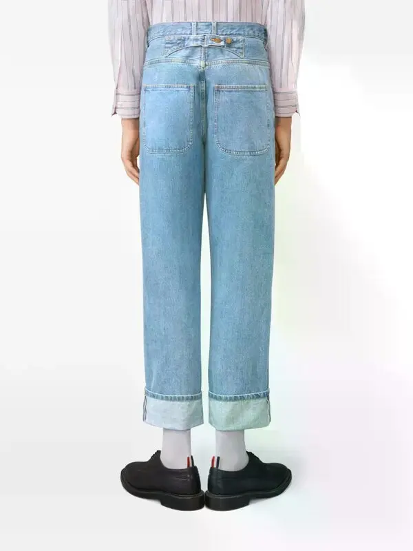 Thom Browne Selvedge Turn-up Denim Jeans