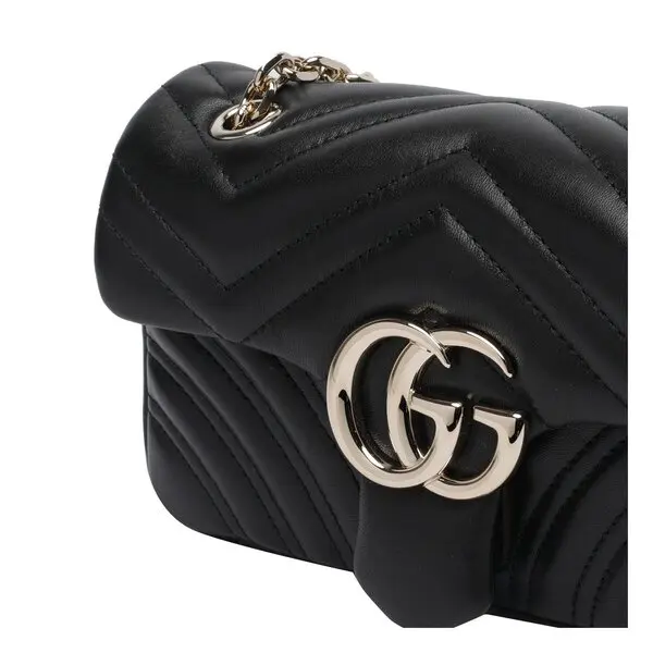 Gucci Marmont Shoulder Bag - Black