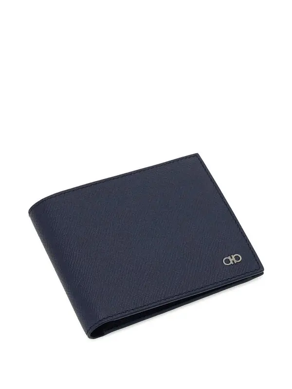 FERRAGAMO Micro Gancio Wallet - Blue