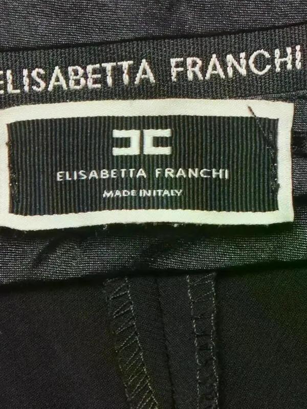 Elisabetta Franchi Crepe Tailored Trousers