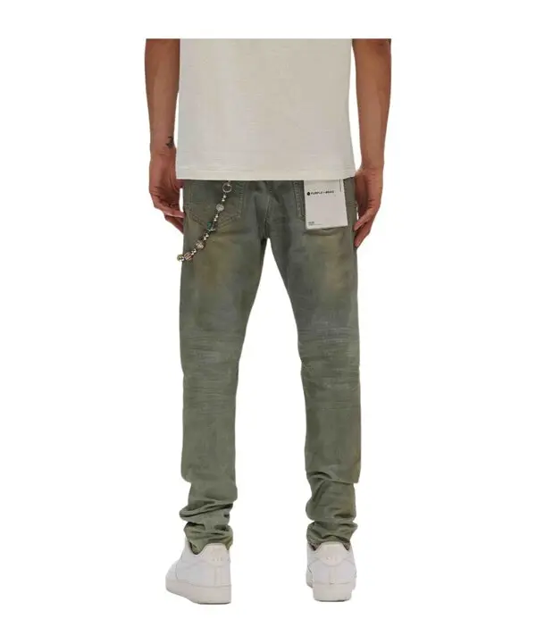 PURPLE BRAND Mid-rise Distressed Jeans