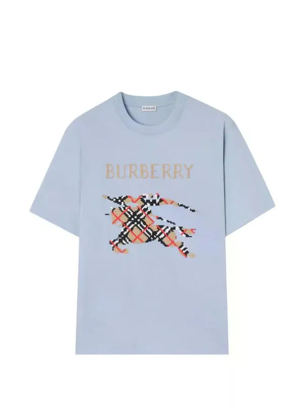 Burberry Cross-stitch Knight ​cotton T-shirt