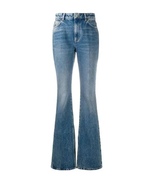 Attico High-waisted Bootcut Jeans