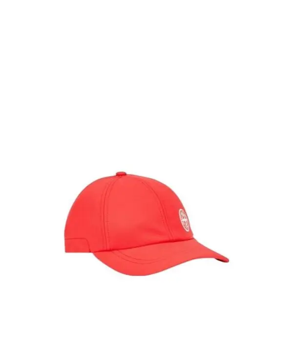 Stone Island Logo Baseball Hat - Orange