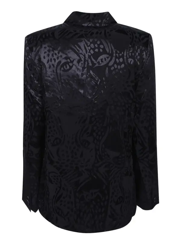 Farm Rio Patterned Double-breasted Jacket