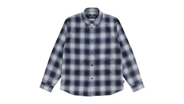 StÜssy Beach Ombre Plaid Shirt