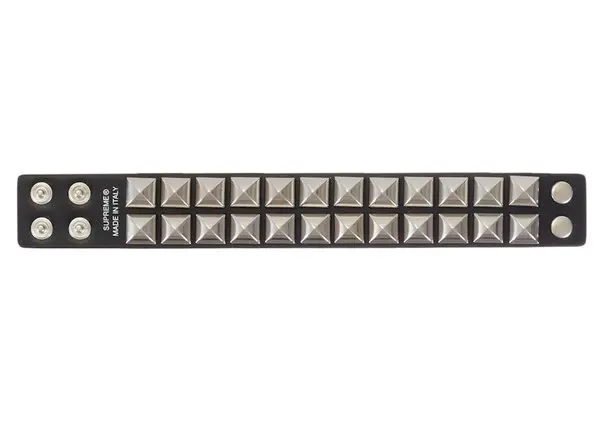 Supreme Studded Leather Bracelet