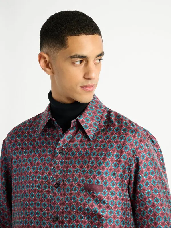 Balmain Printed Silk Shirt - Multicolor