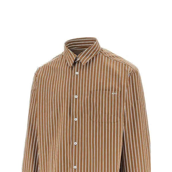 A.p.c. Alo' Striped Poplin Shirt An