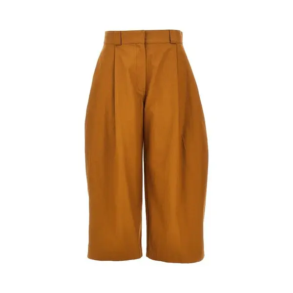 Balenciaga Canvas Balloon Fit Pants - Brown