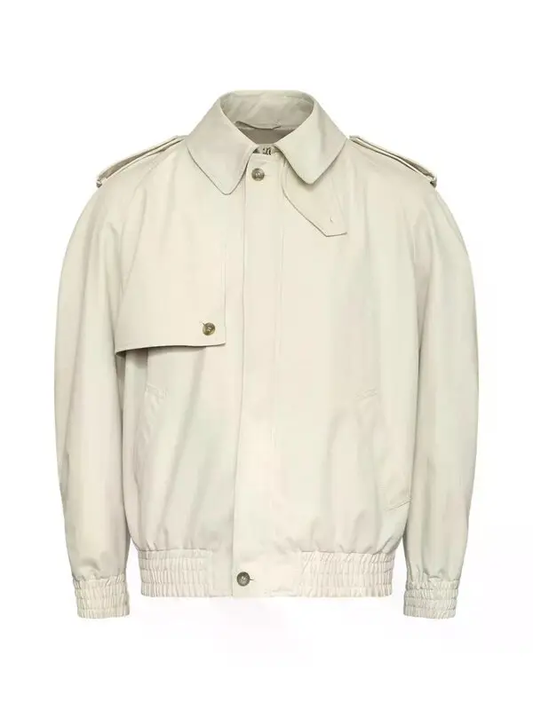 MAISON MARGIELA Cotton Twill Jacket - Neutrals
