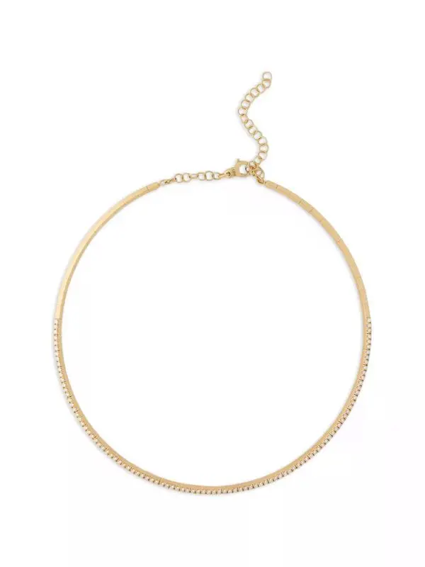 JEWELS AFICIONADO Diamond Choker Necklace In 18k Yellow - Gold